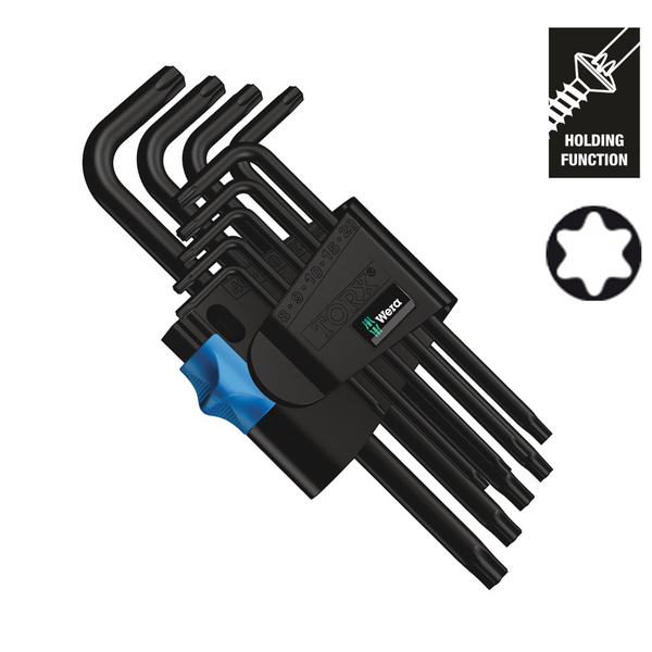 TORX L-key Set 9pc (WERA) – PiranhaTools
