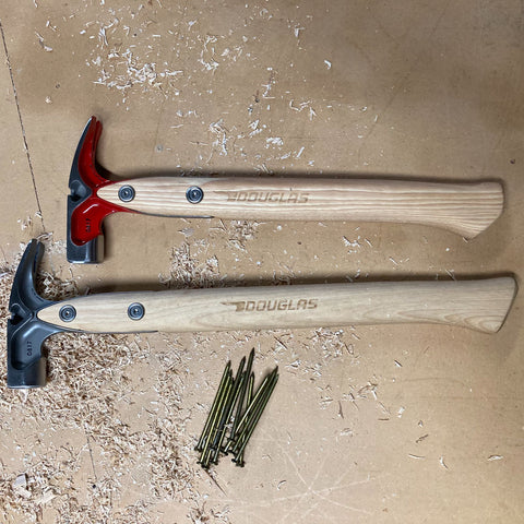 Original Douglas 17oz finishing Hammer satin finish red 16cx reverse f ...