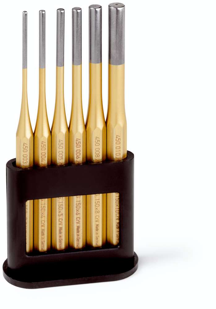 Pin Punch Set 6pc in Plastic Stand (Rennsteig) – PiranhaTools