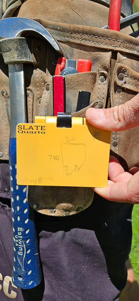 "The Quarto" super lightweight metal notepad "Glacier" (Quarto ...