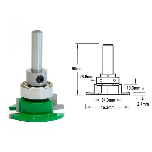 NEW!! Rabbeting Weather Seal Router Bit (SY) – PiranhaTools