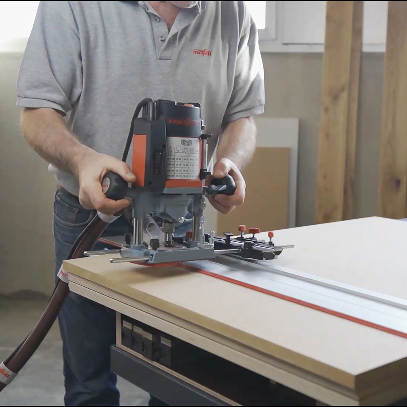 High precision fence for hand router LO-FA (Mafell) – PiranhaTools