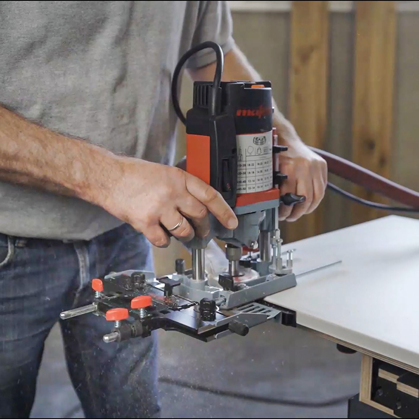 High precision fence for hand router LO-FA (Mafell) – PiranhaTools