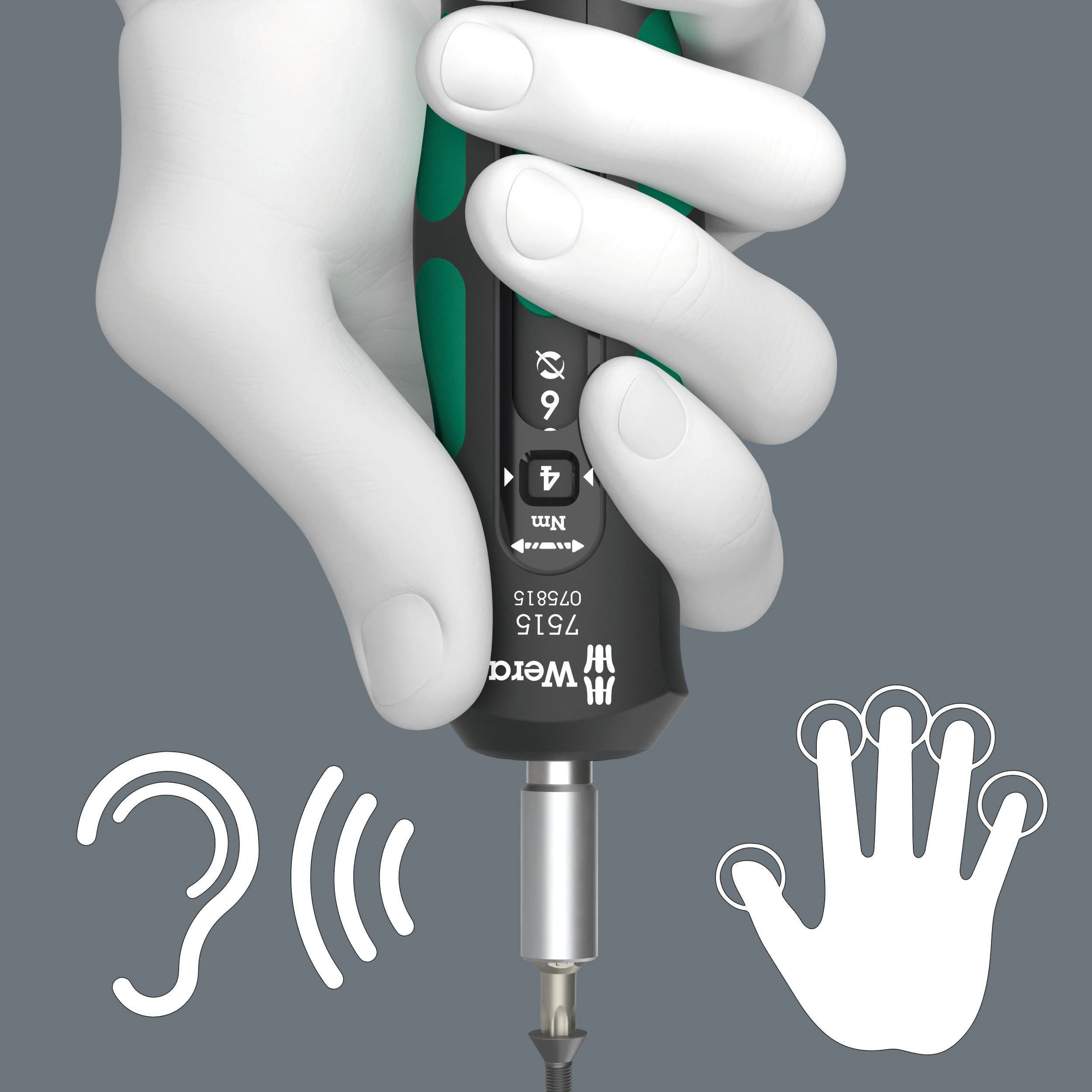 7515 Kraftform Safe-Torque Speed Torque screwdriver, 2-6 Nm (WERA ...