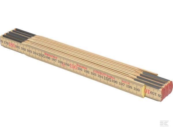 Wooden Folding Ruler 2m model .559 Contact Meter (Hultafors) – PiranhaTools