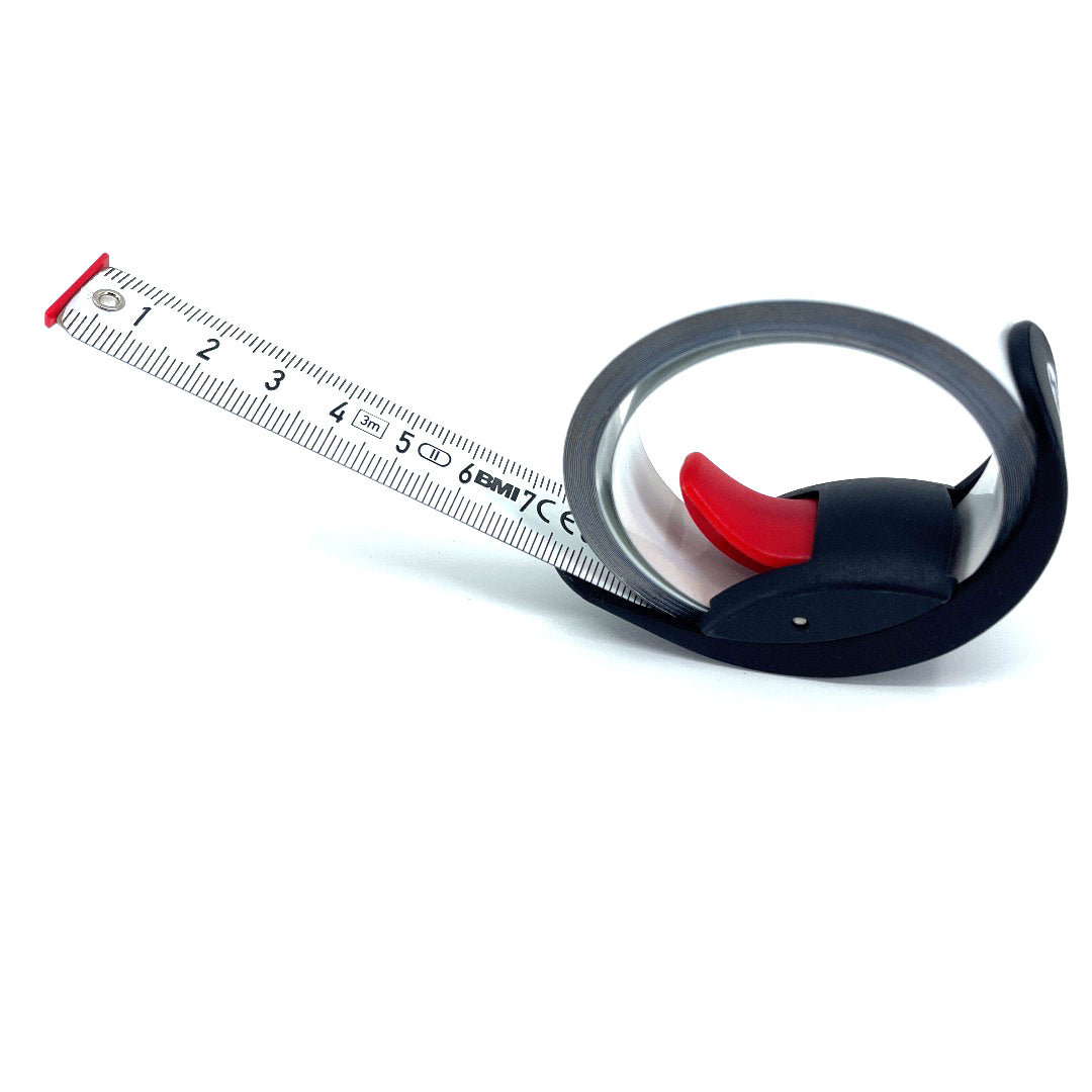 Award Winner "PiranhaTools Meter" Pocket Measuring 3m Ruler (BMI)